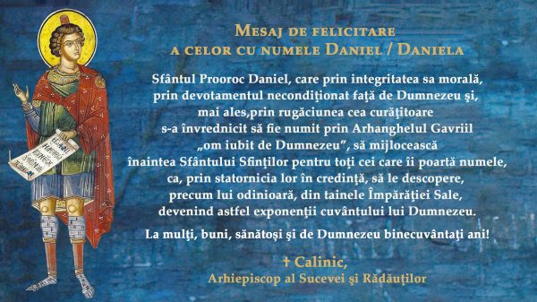 Felicitări – Arhiepiscopia Sucevei și Rădăuților